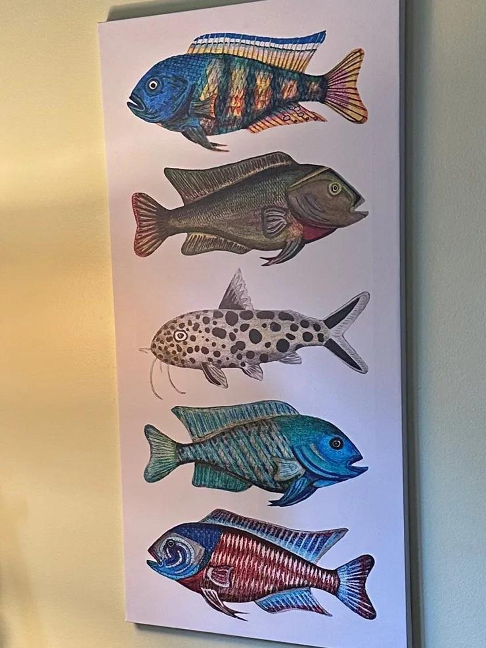 The Full Tank Original Art Canvas Print 18x36 - Etsy