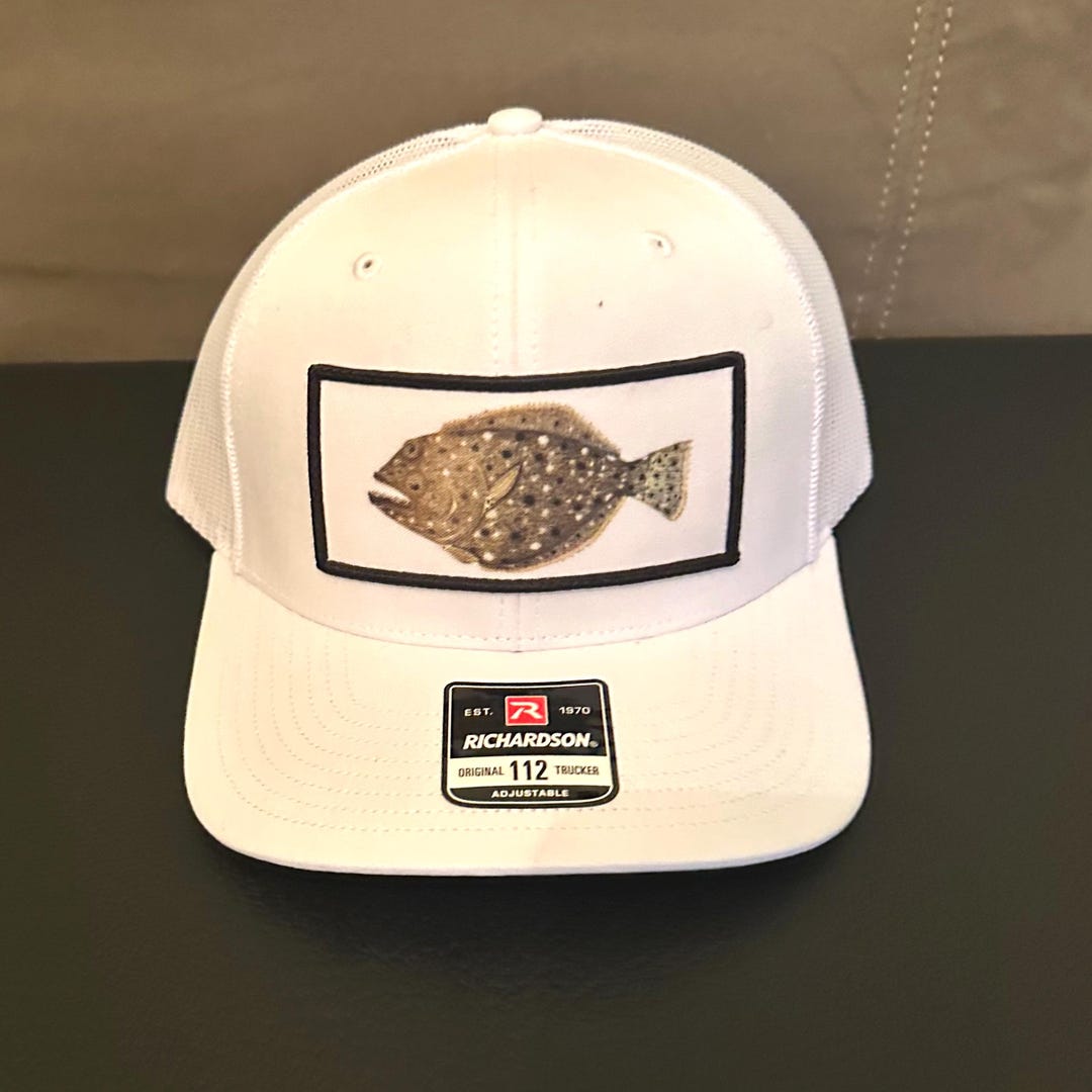 Summer Flounder - Custom Trucker Hat - Etsy