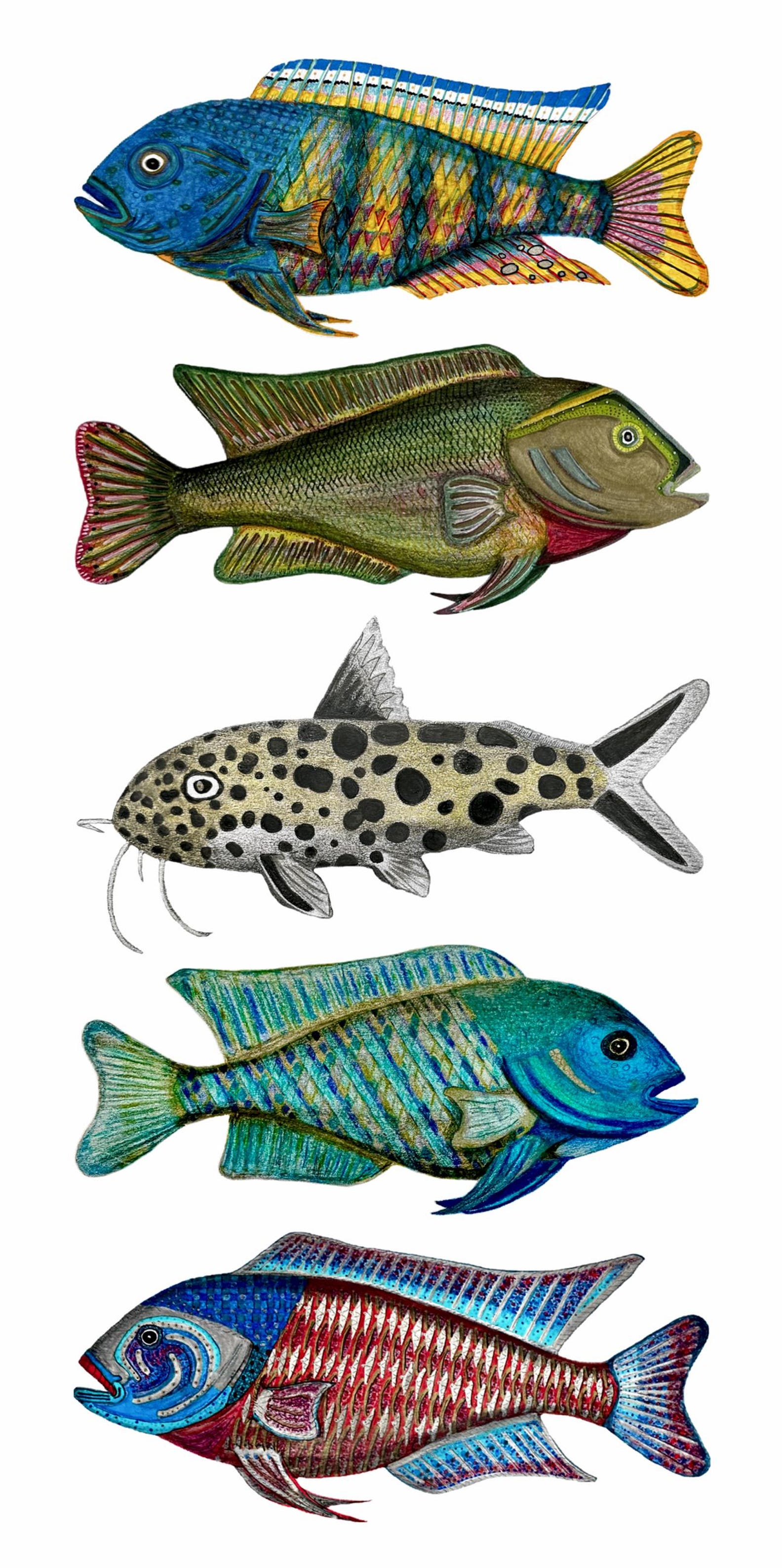 The Full Tank Original Art Canvas Print 18x36 - Etsy