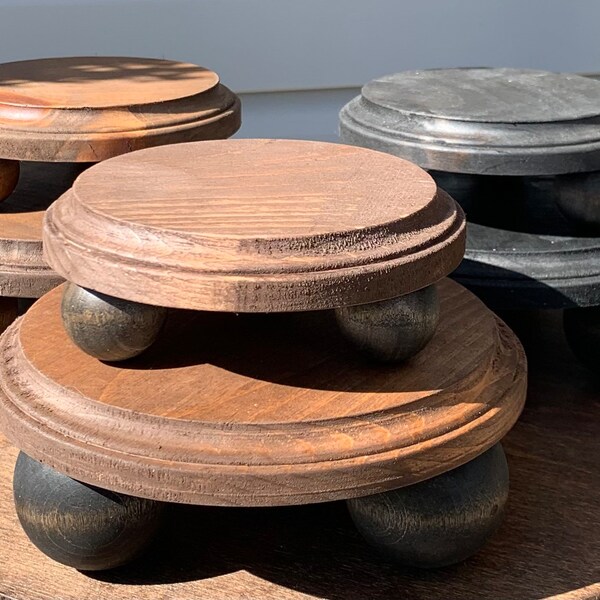 Round Wood Riser - Etsy