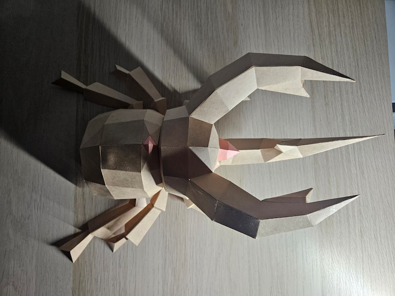 3D Papercraft Caucasus Beetle : Low Poly Papercraft Template PDF,SVG ...