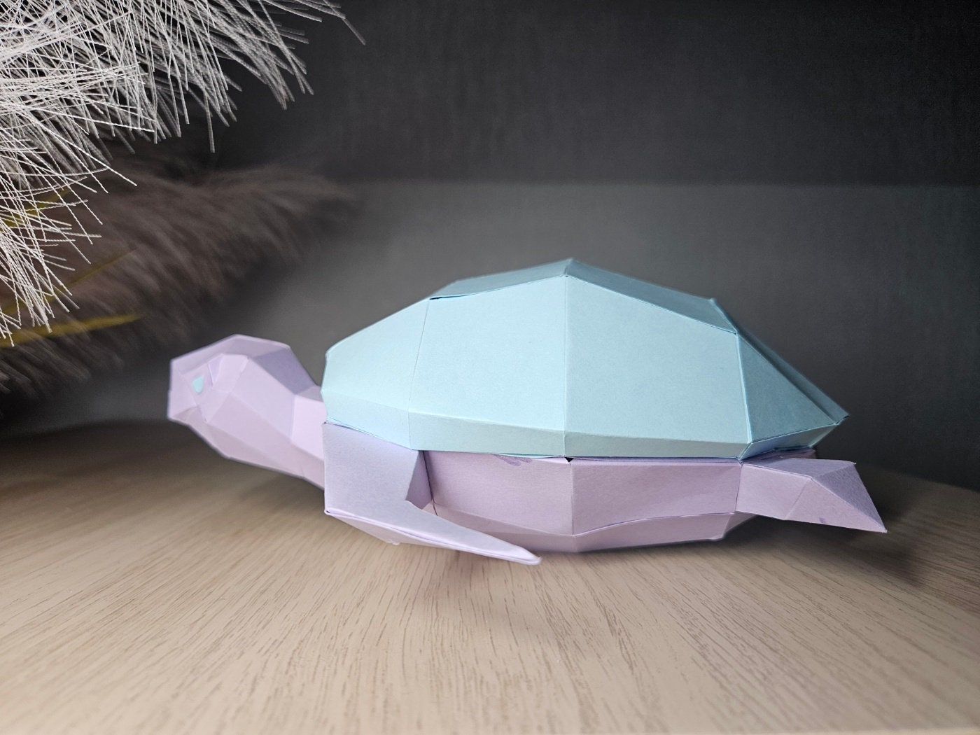 3D Papercraft A Turtle (ver 2.0) : Low Poly Papercraft Template PDF,SVG ...