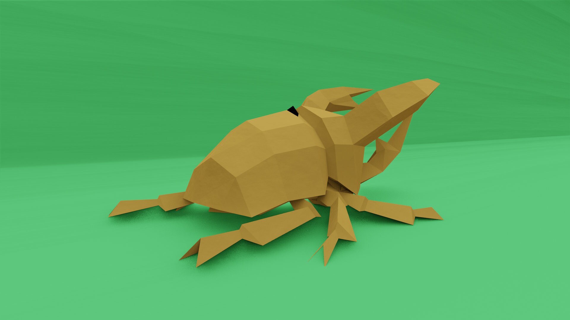 3D Papercraft Caucasus Beetle : Low Poly Papercraft Template PDF,SVG ...
