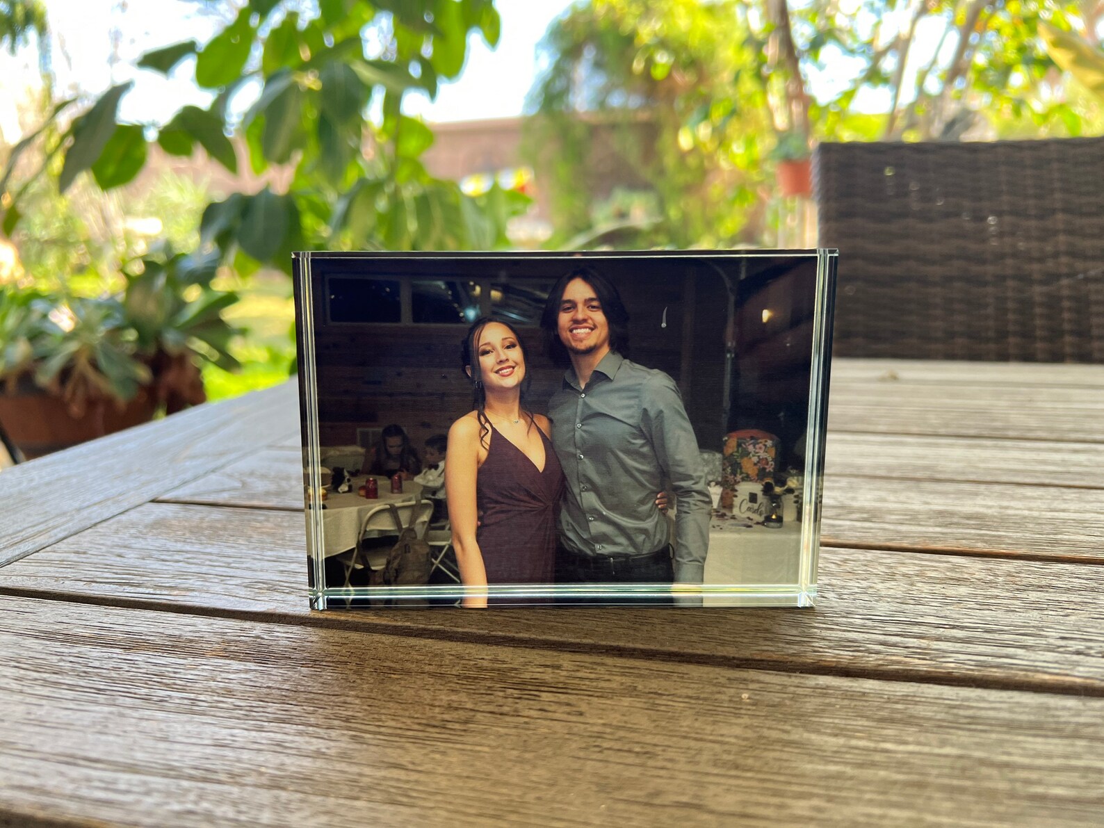 Glass Photo Block Personalize Your Home With an Elegant - Etsy