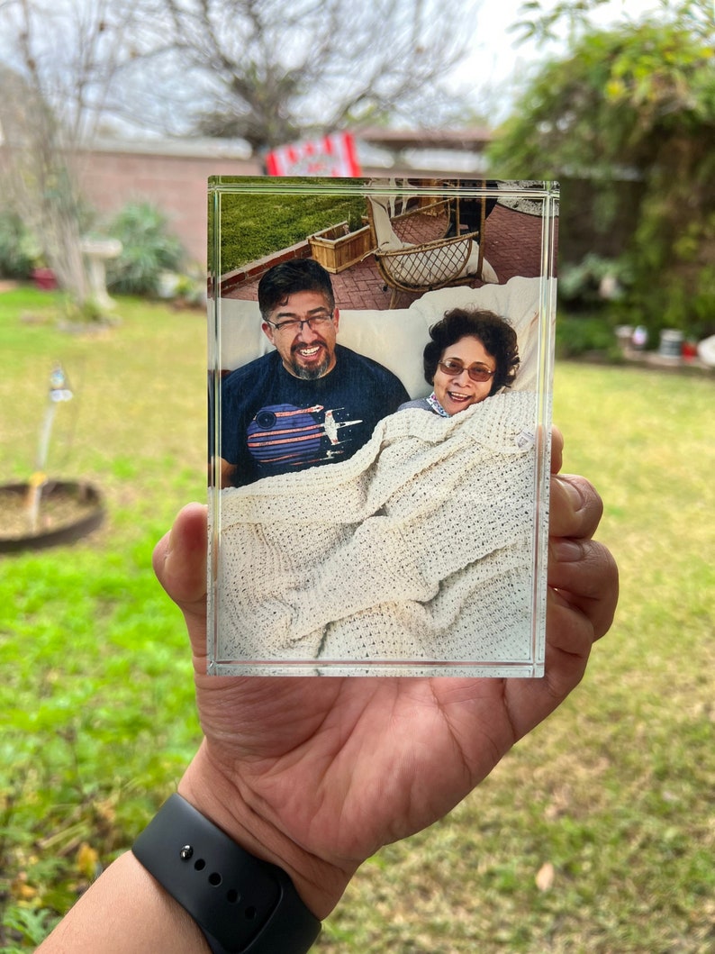 Glass Photo Block Personalize Your Home With an Elegant - Etsy