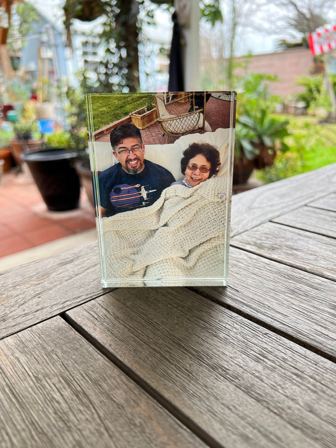 Glass Photo Block Personalize Your Home With an Elegant - Etsy