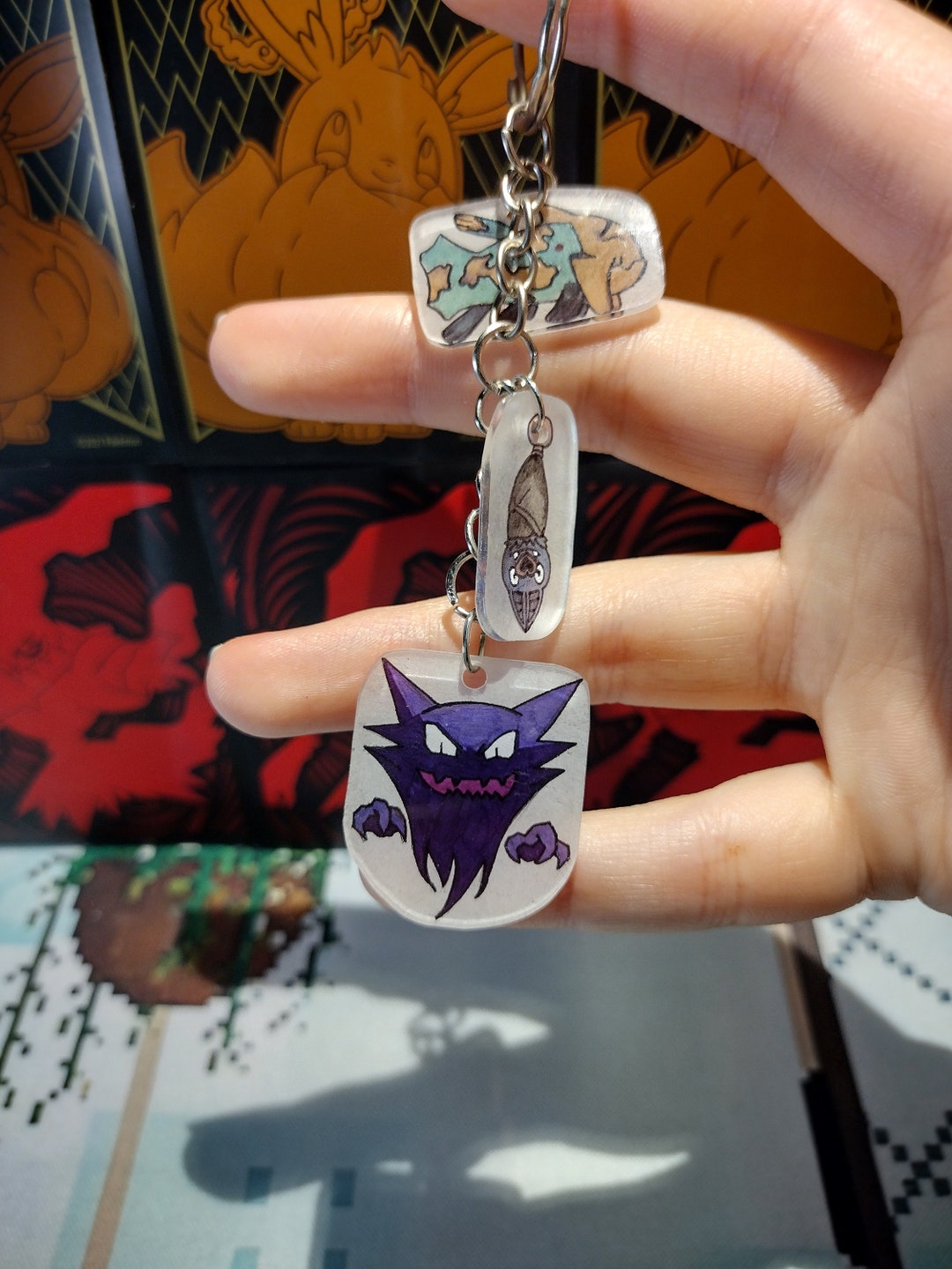 Pokemon Keychain - Haunter - Etsy