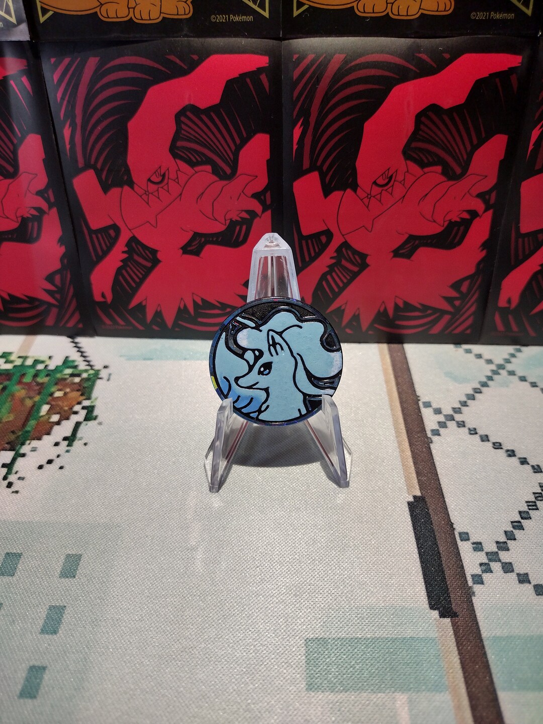 Painted Pokemon Coins Shiny/alolan Ninetales - Etsy