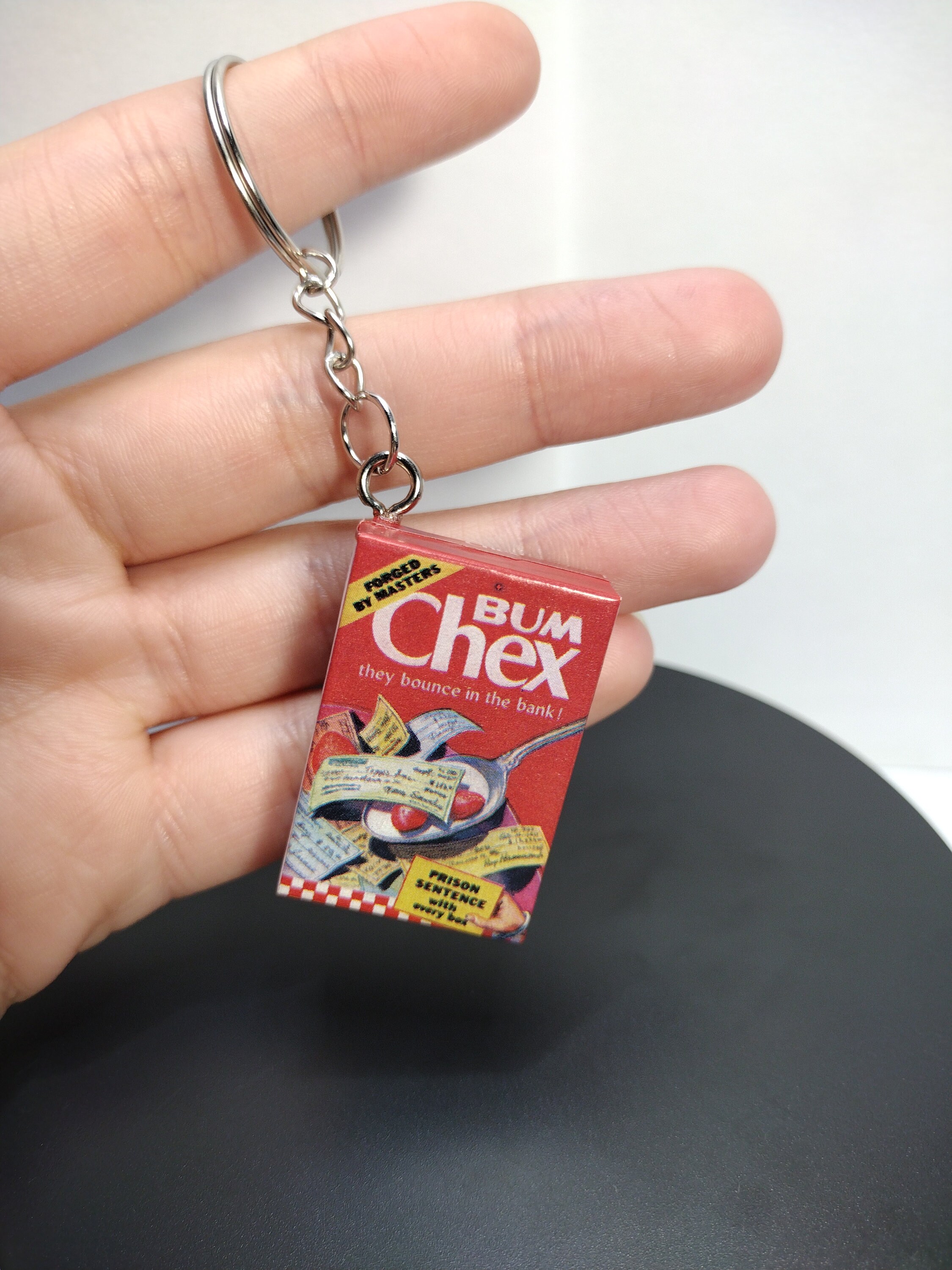 Wacky Packages Minis Keychain Bum Chex Keychain Whacky Package Charm ...