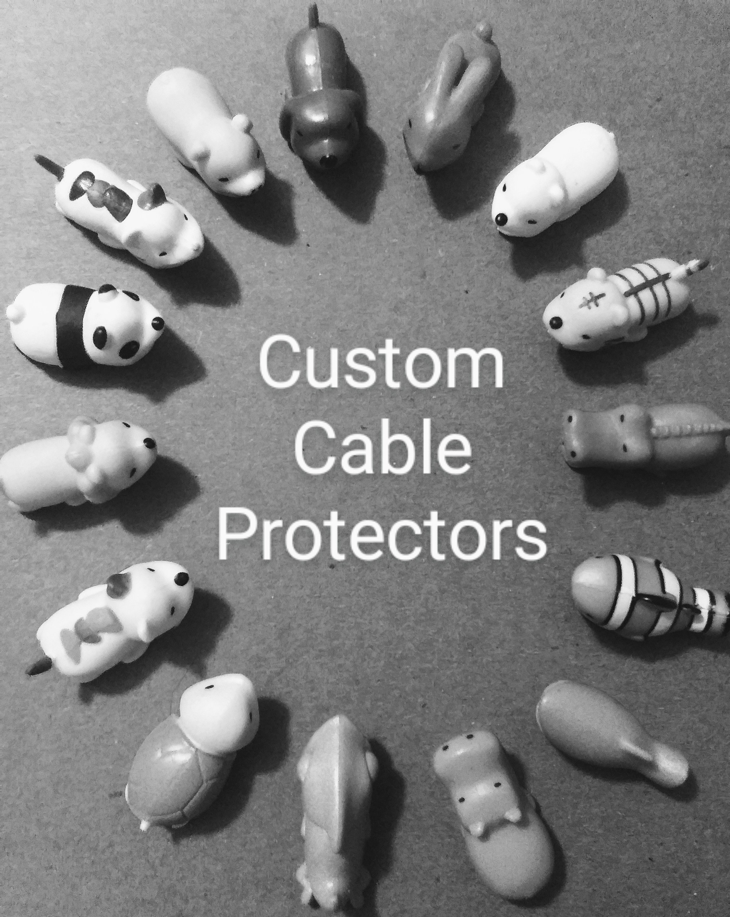 Cable Protector Animals Custom Cablebite Animals | Etsy