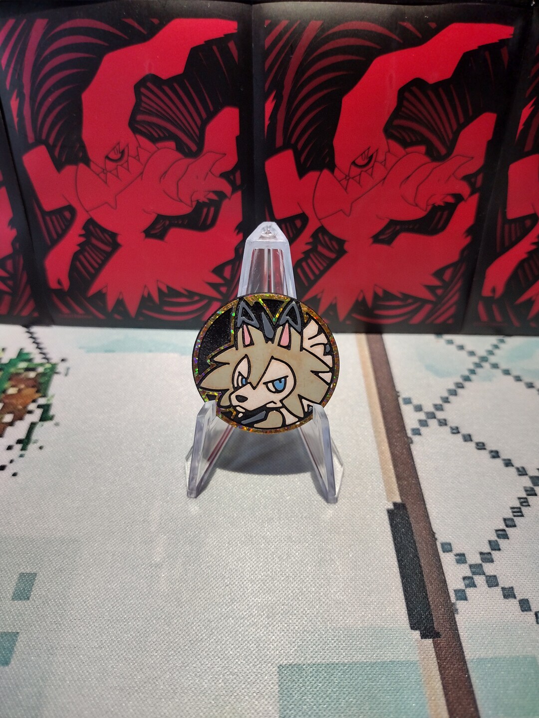 Painted Pokemon Coins Shiny/lycanroc - Etsy