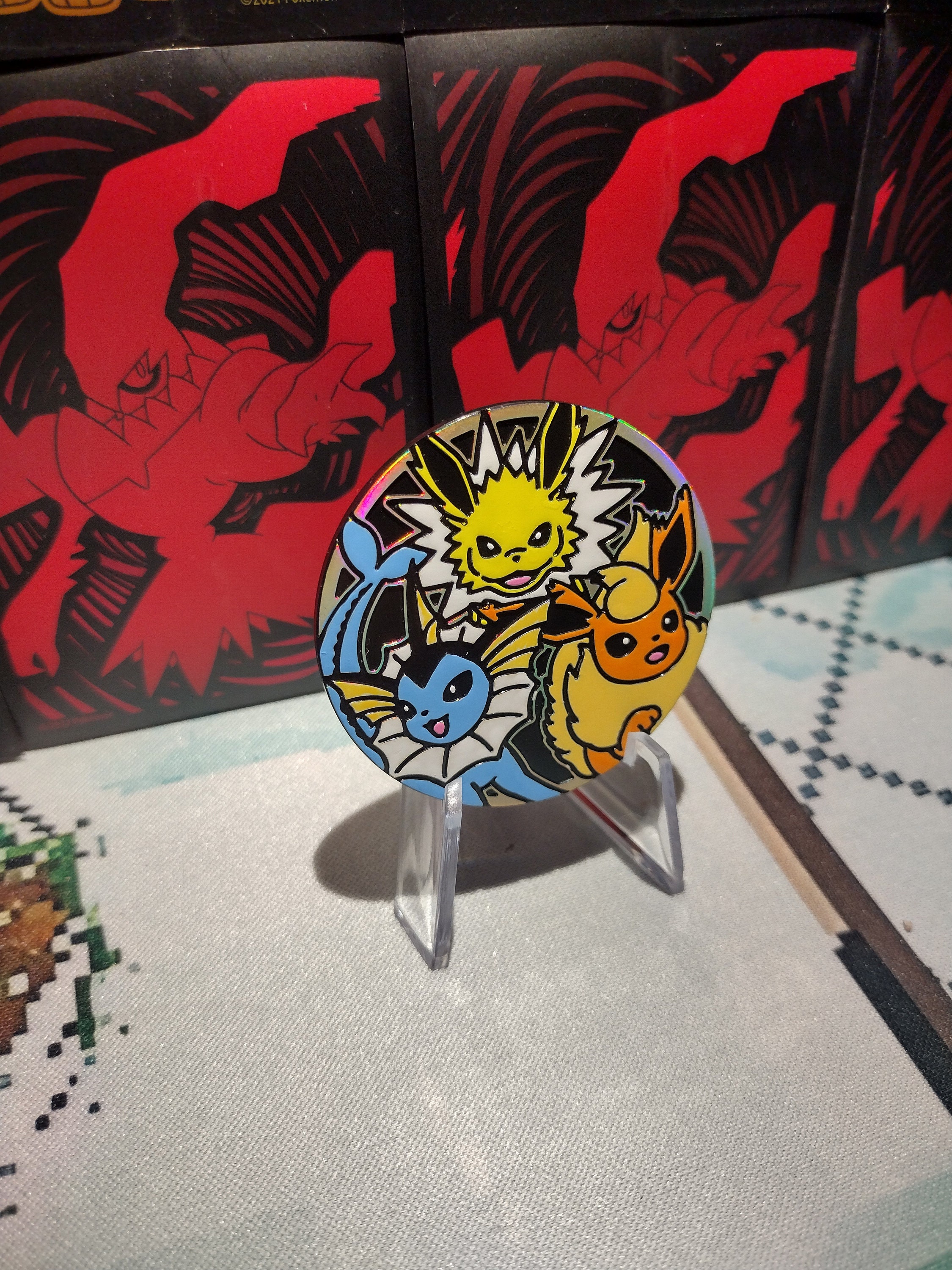Painted Pokemon Coin Eeveelutions - Etsy