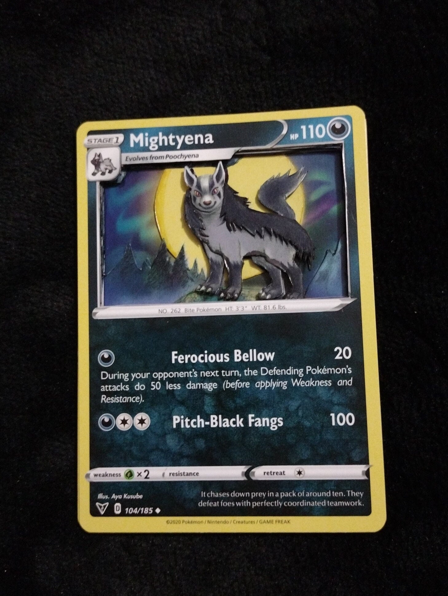 Mightyena Pokemon Card
