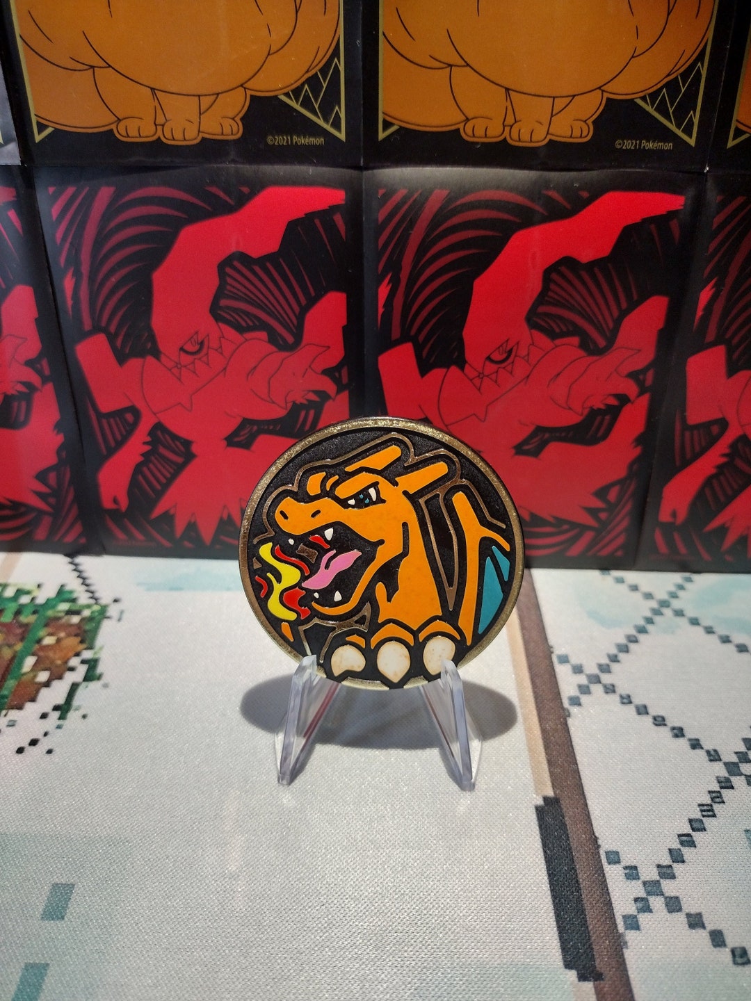 Painted Pokemon Coins - Charizard/blastoise/venusaur - Etsy