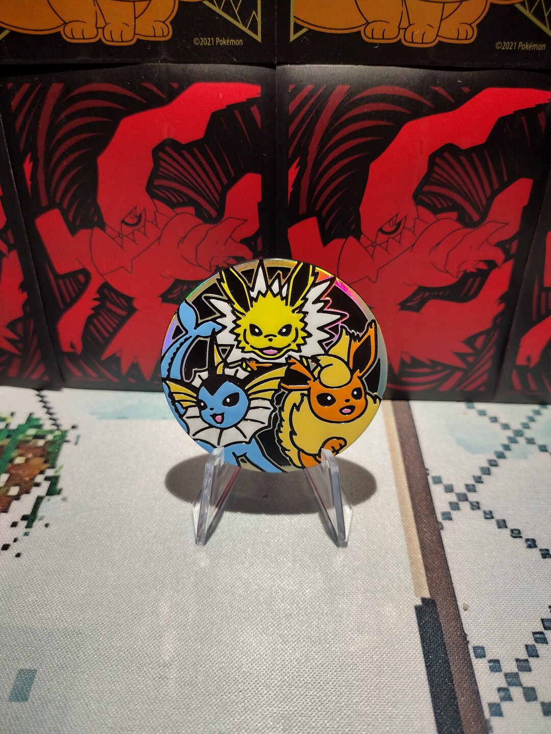 Painted Pokemon Coin Eeveelutions - Etsy