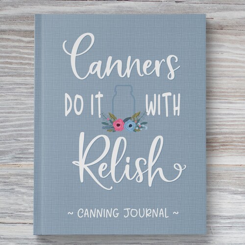Canning Journal: Keep Track of Canning Recipes and Adjustments - Etsy