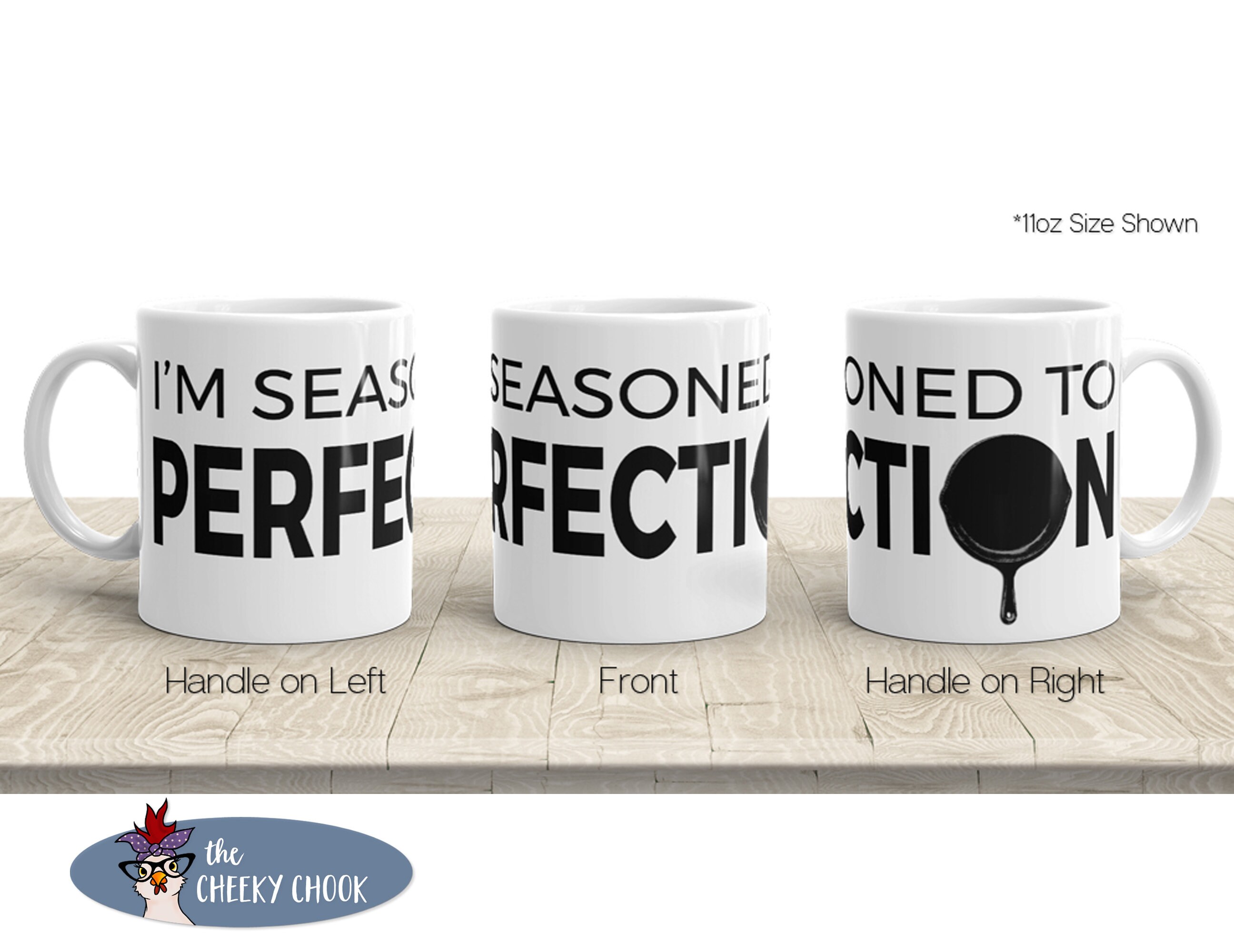 I'm Seasoned to Perfection Coffee Mug Cast Iron Enthusiast - Etsy UK