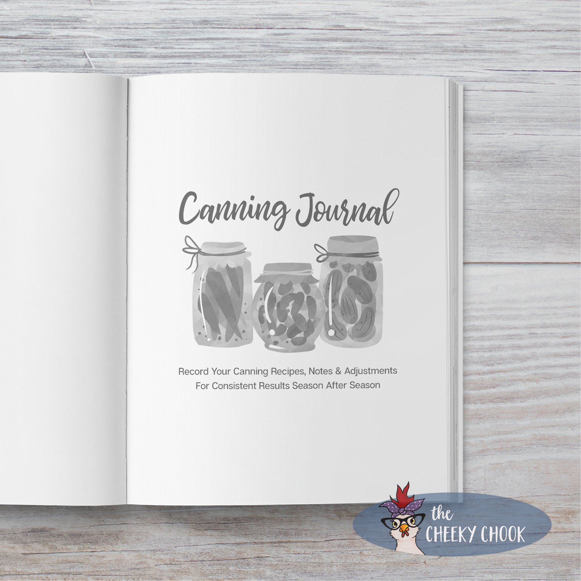 Canning Journal: Keep Track of Canning Recipes and Adjustments Season ...