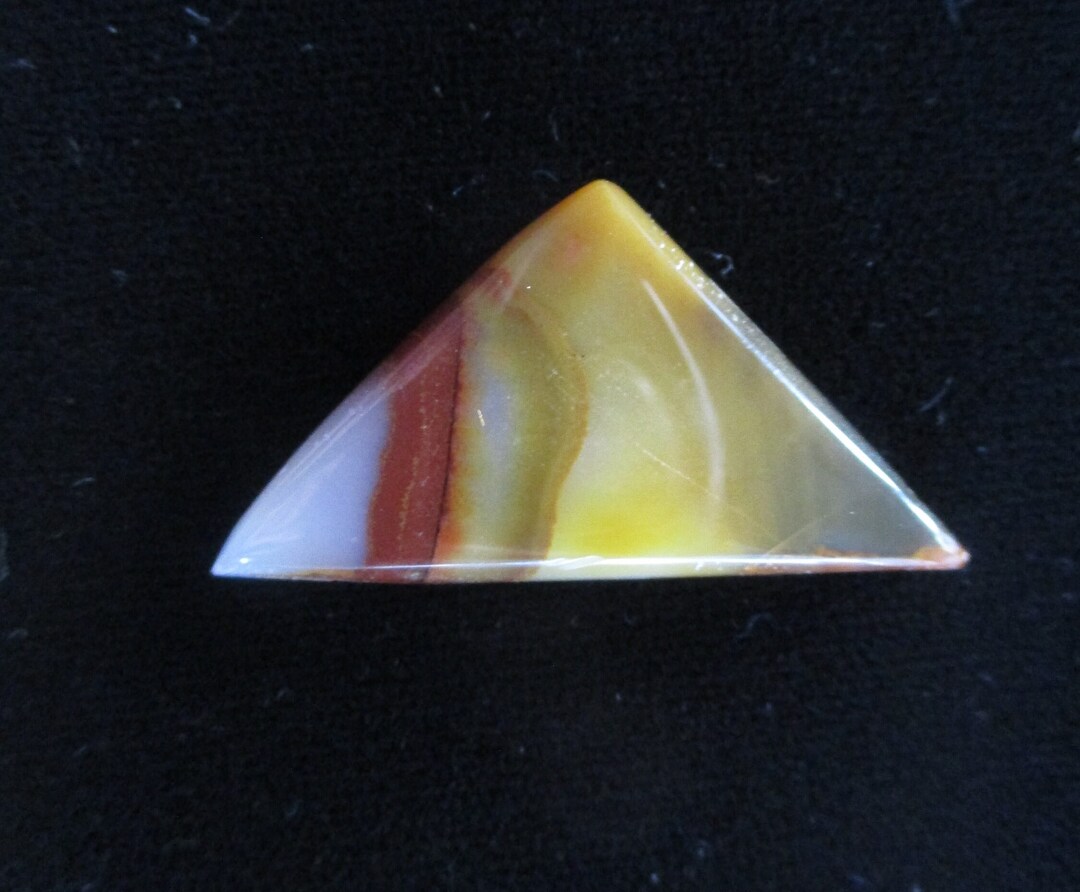 Freeform Triangle Agate Hand Cut & Polished Cab - Etsy