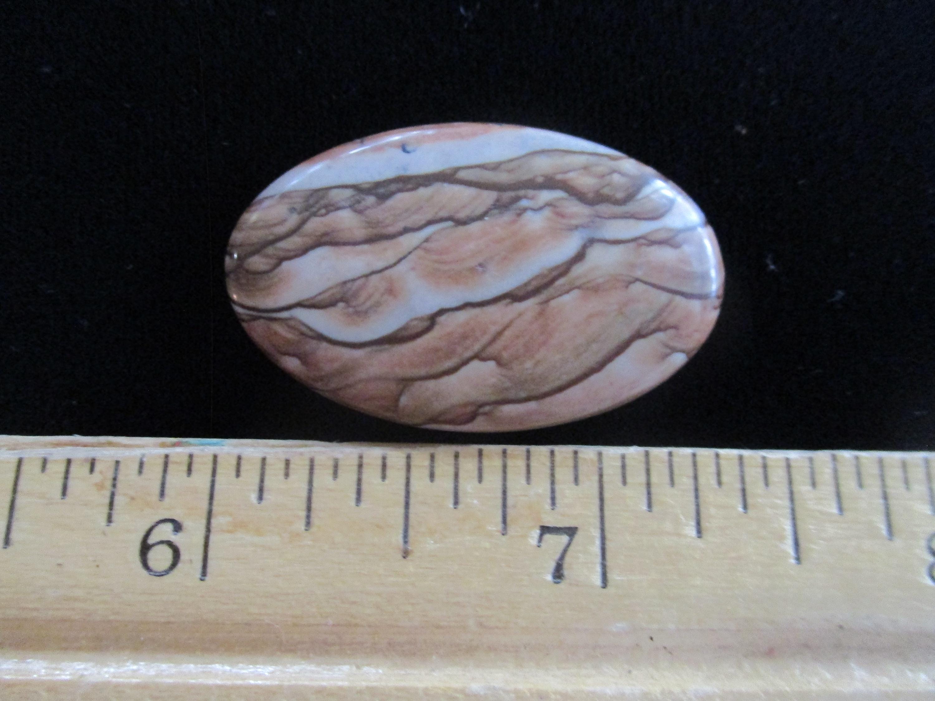 Biggs Picture Jasper rare Oregon Jasper Oval Cab 34mm X 21.5mm - Etsy