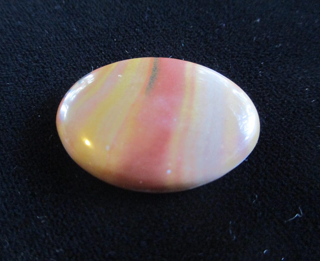 Red & Yellow Jasper -beautiful Hand Cut Cab- 30mm X 22mm - Etsy