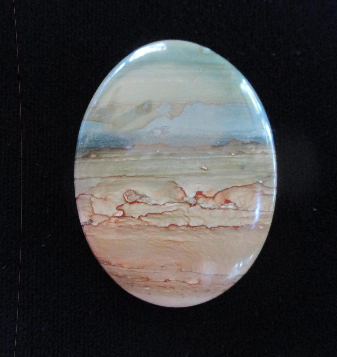 Blue Sky Picture Jasper -rare Owyhee Oregon Picture Jasper- Large Hand ...