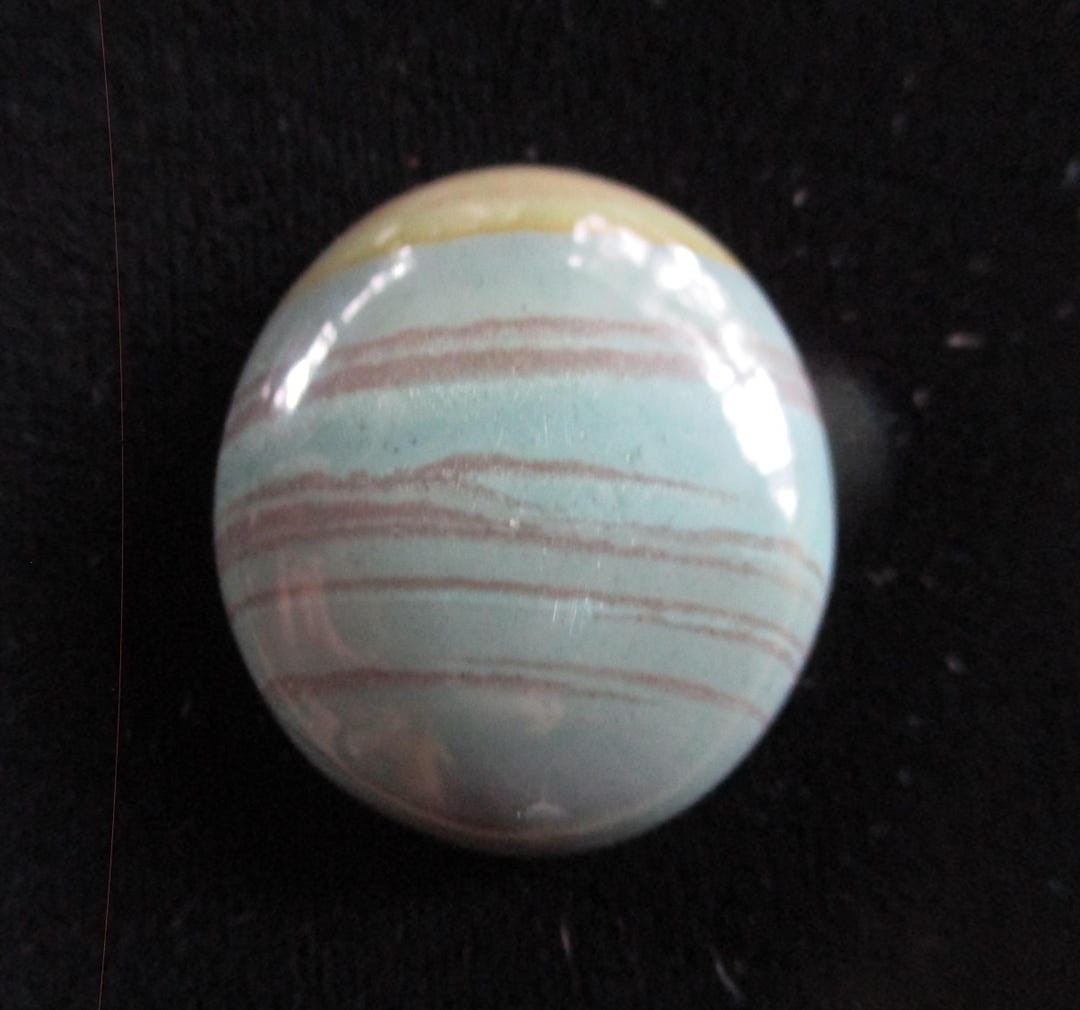 Gary Green Picture Jasper -beautiful Oregon Jasper- Large Fat Oval 27.8 ...