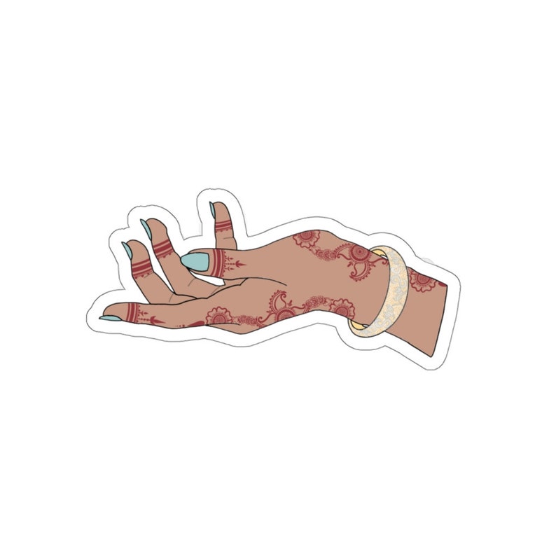 Henna Hand Sticker Henna Art Mehendi Art Desi - Etsy
