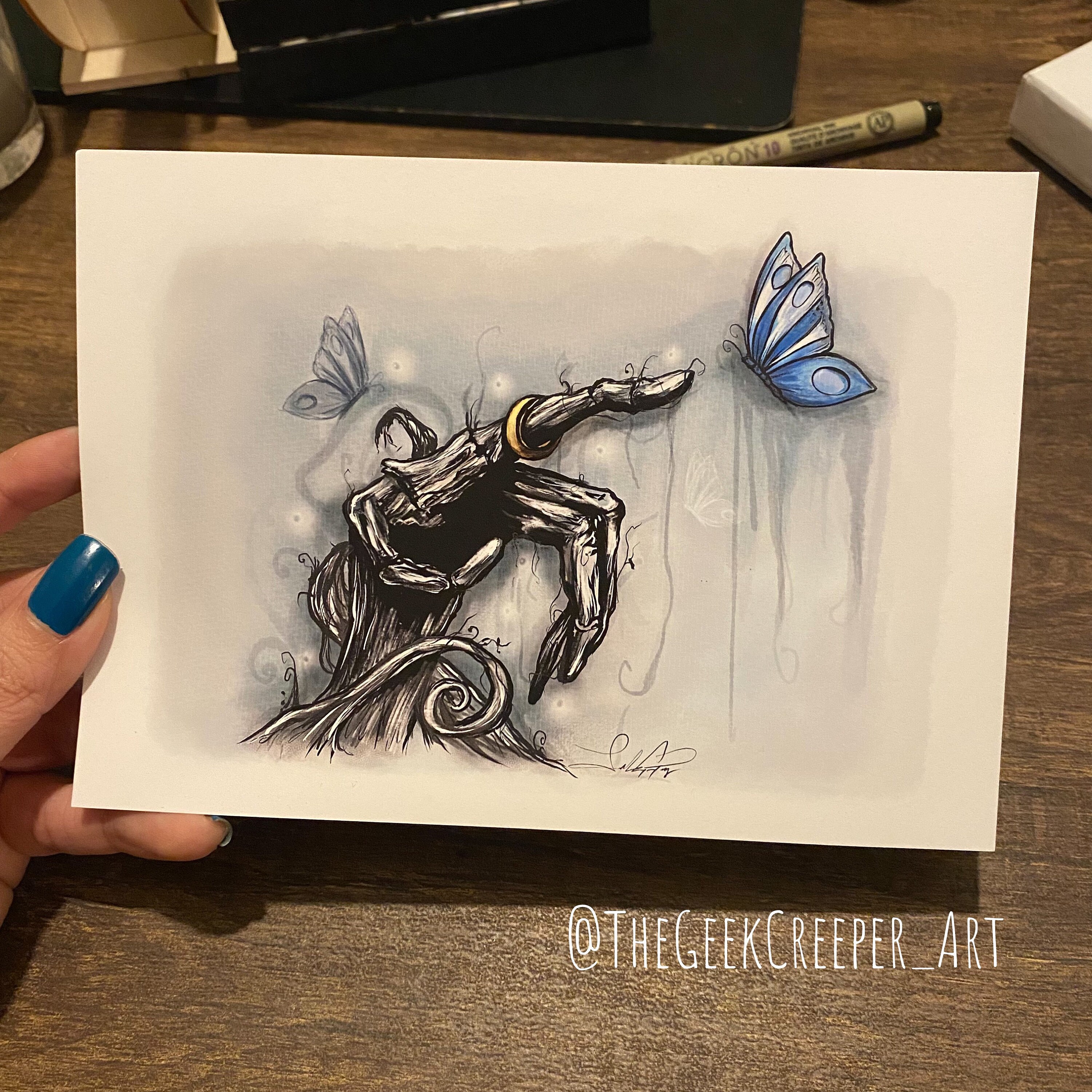 Sexy Corpse Bride Drawing