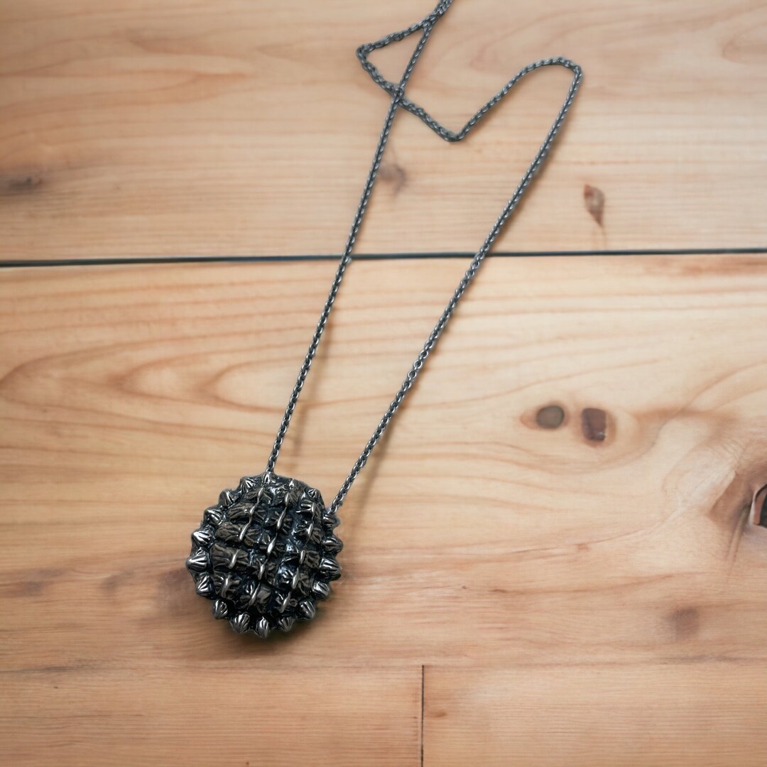 Alligator Snapping Turtle Shell Necklace Sterling Silver - Etsy