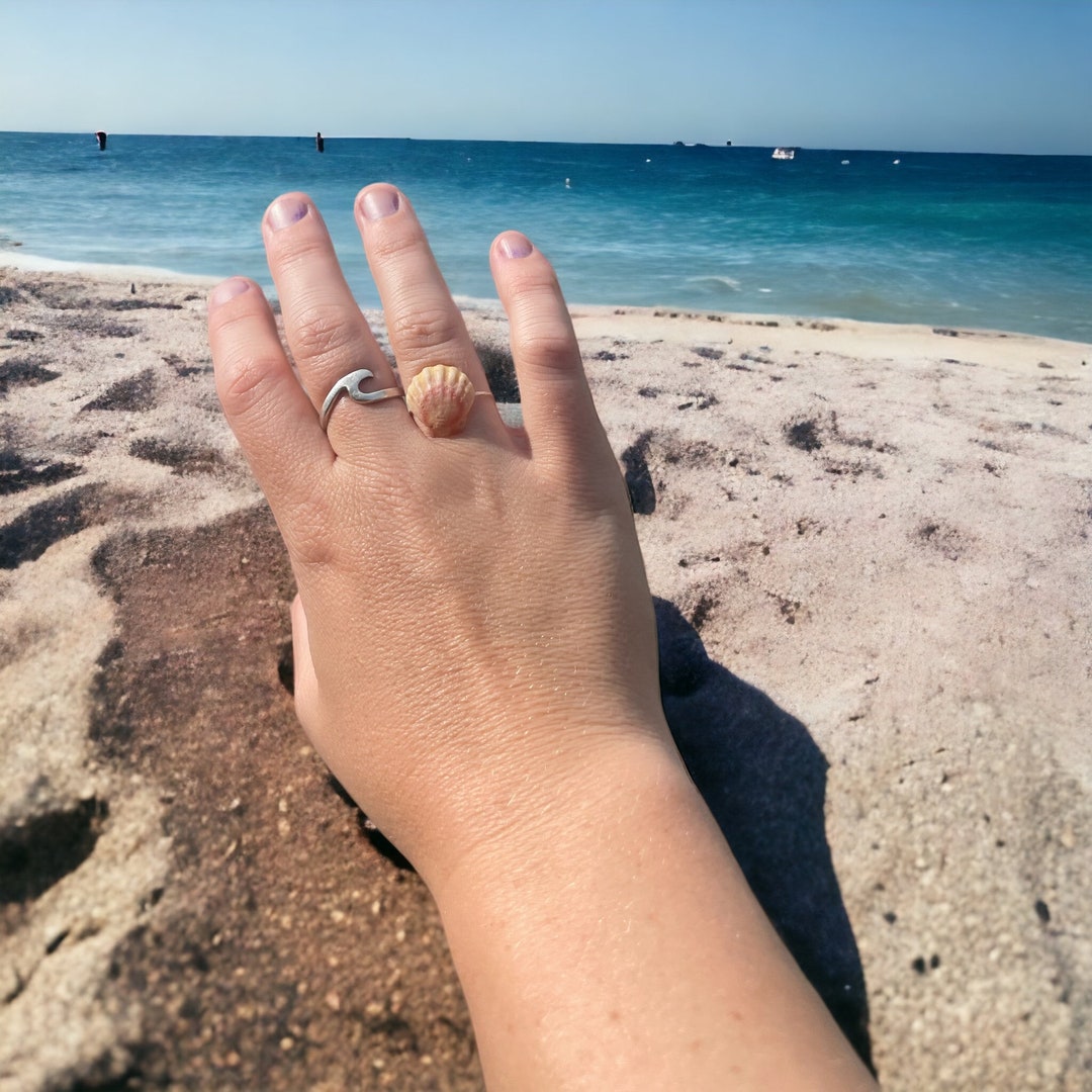 Sunrise Shell Ring Size 7 - Etsy