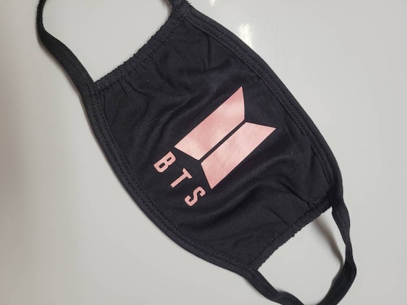 BTS Inspired Face Mask | Etsy