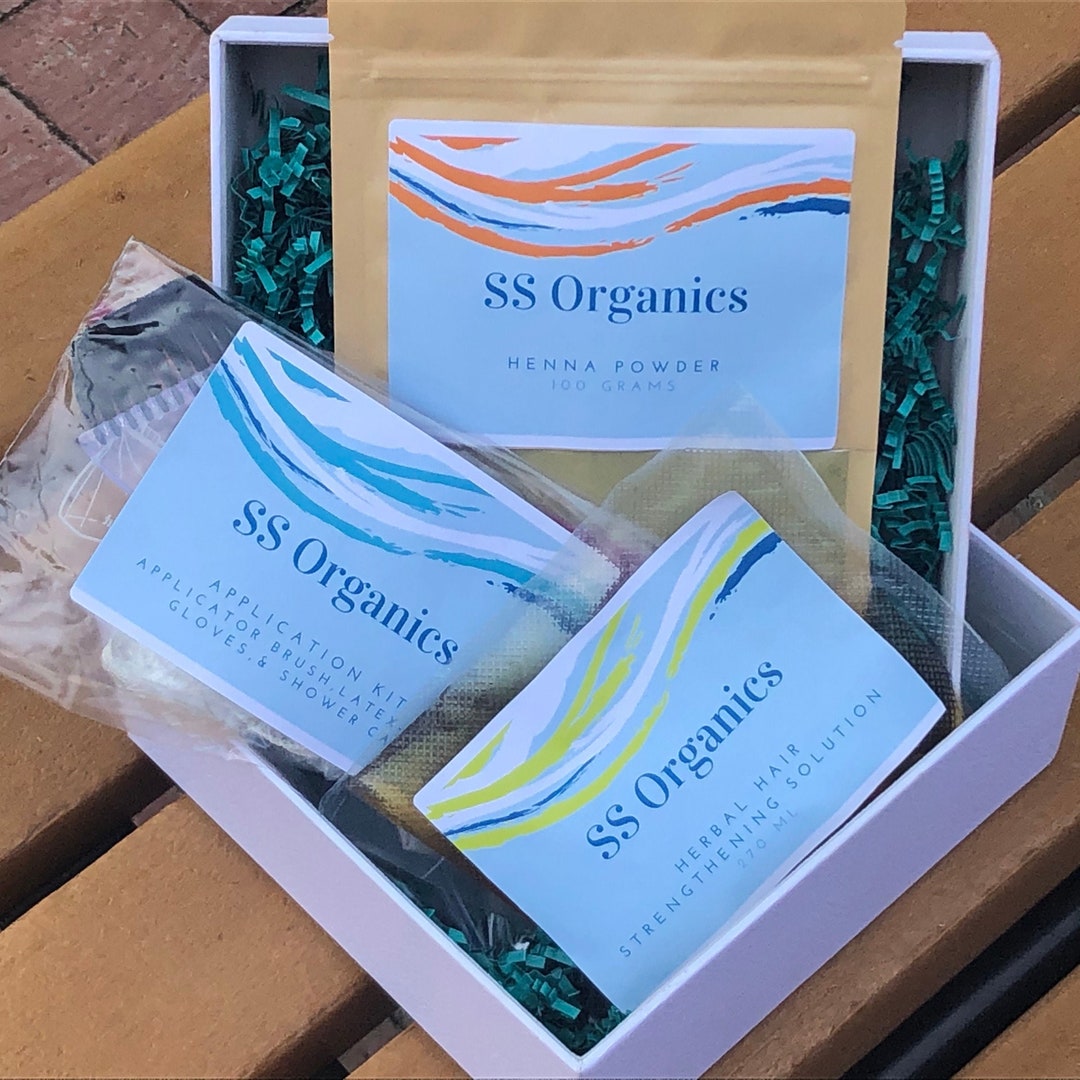 Henna Hair Dye/coloring Kit - Etsy