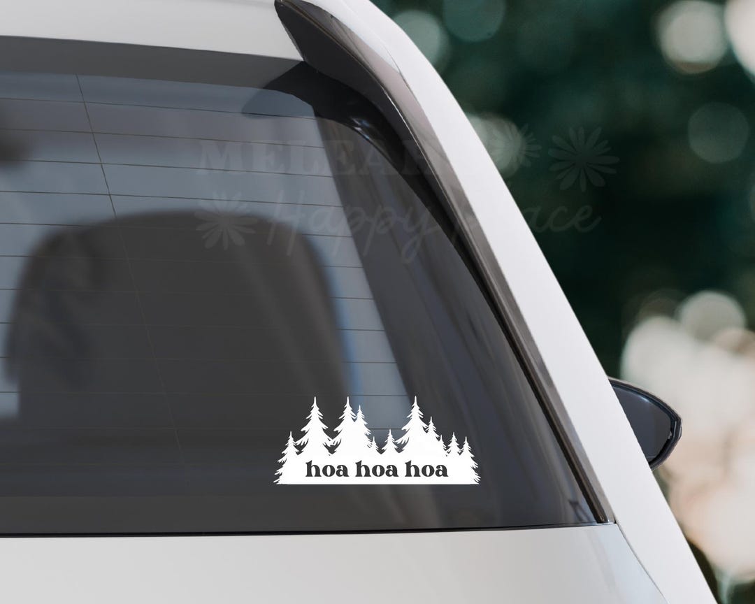 Hoa Hoa Hoa Trees - Twilight Car Decal - Twilight Fan - Twilight ...