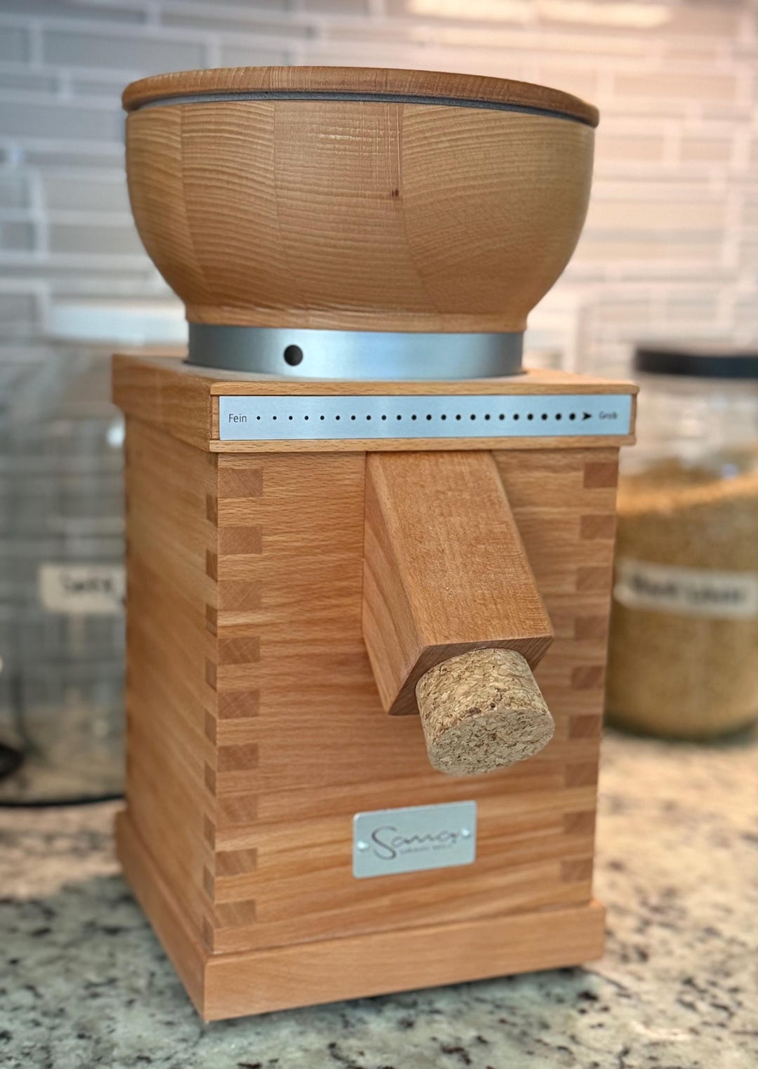Grain Mill Cork Spout Plug - Etsy