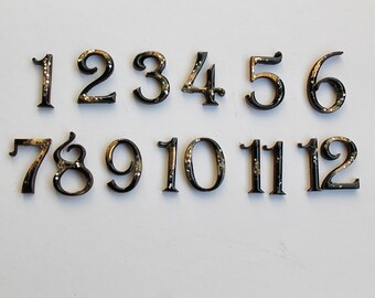 Wood Clock Numbers | Etsy