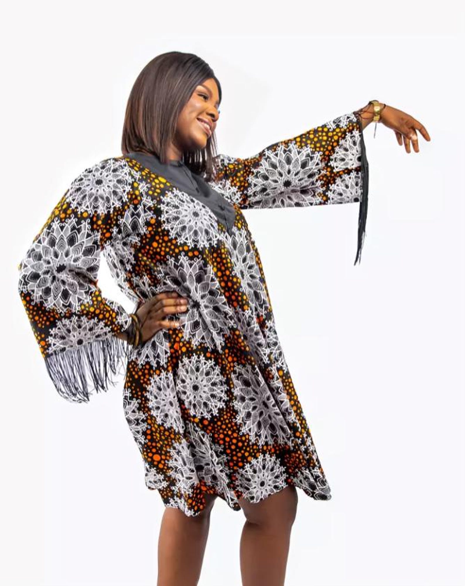 Classic Ankara Gown| Ankara Loose Gown| Ankara Office Wear| Gifs for ...