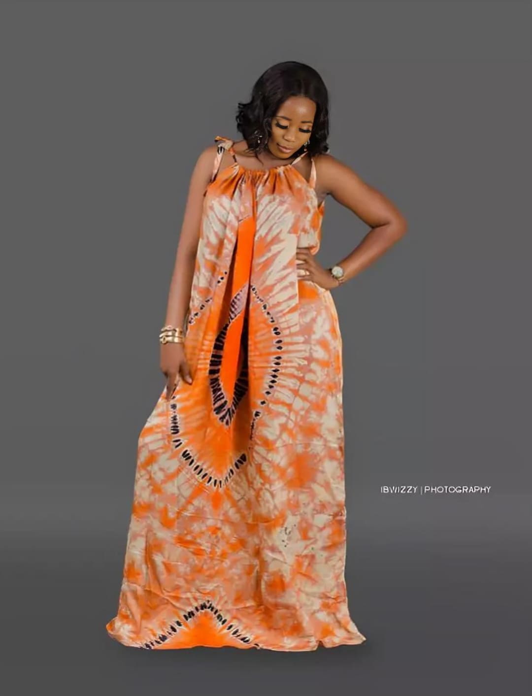 Adire Gown | Summer Dress Maxi | Adire Party Long Gown| Women African ...