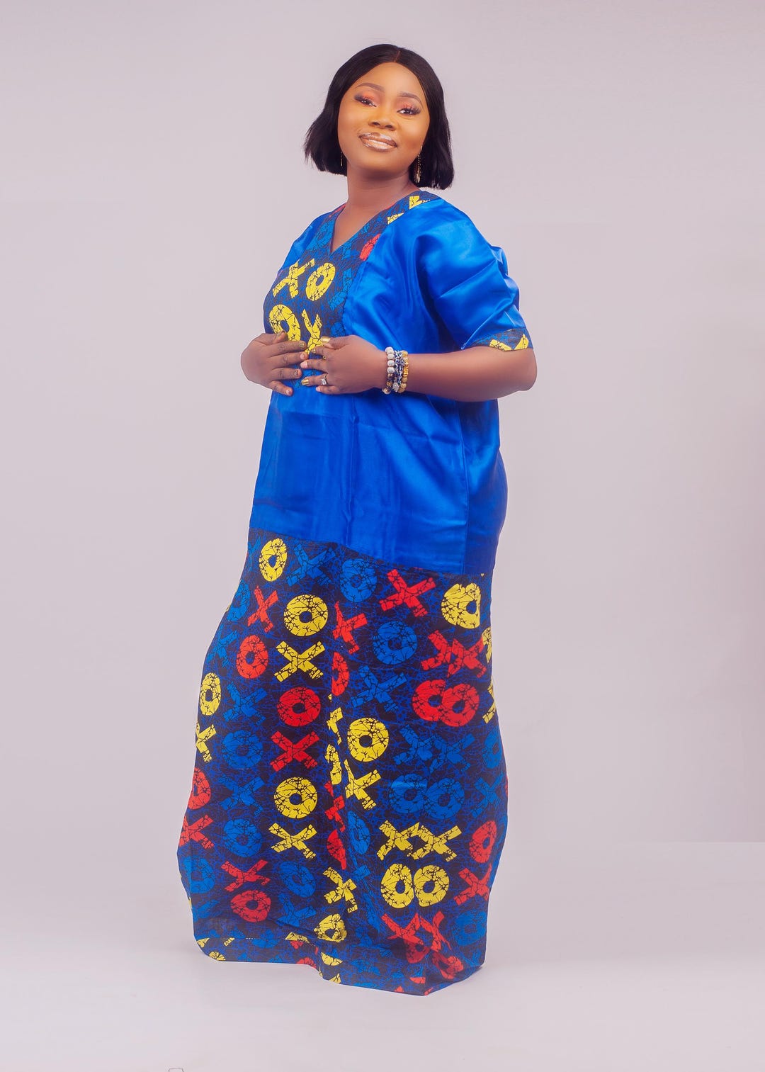 African Bubu Dress| Long Ankara Gown| Plus Size Kaftan| African Maxi ...