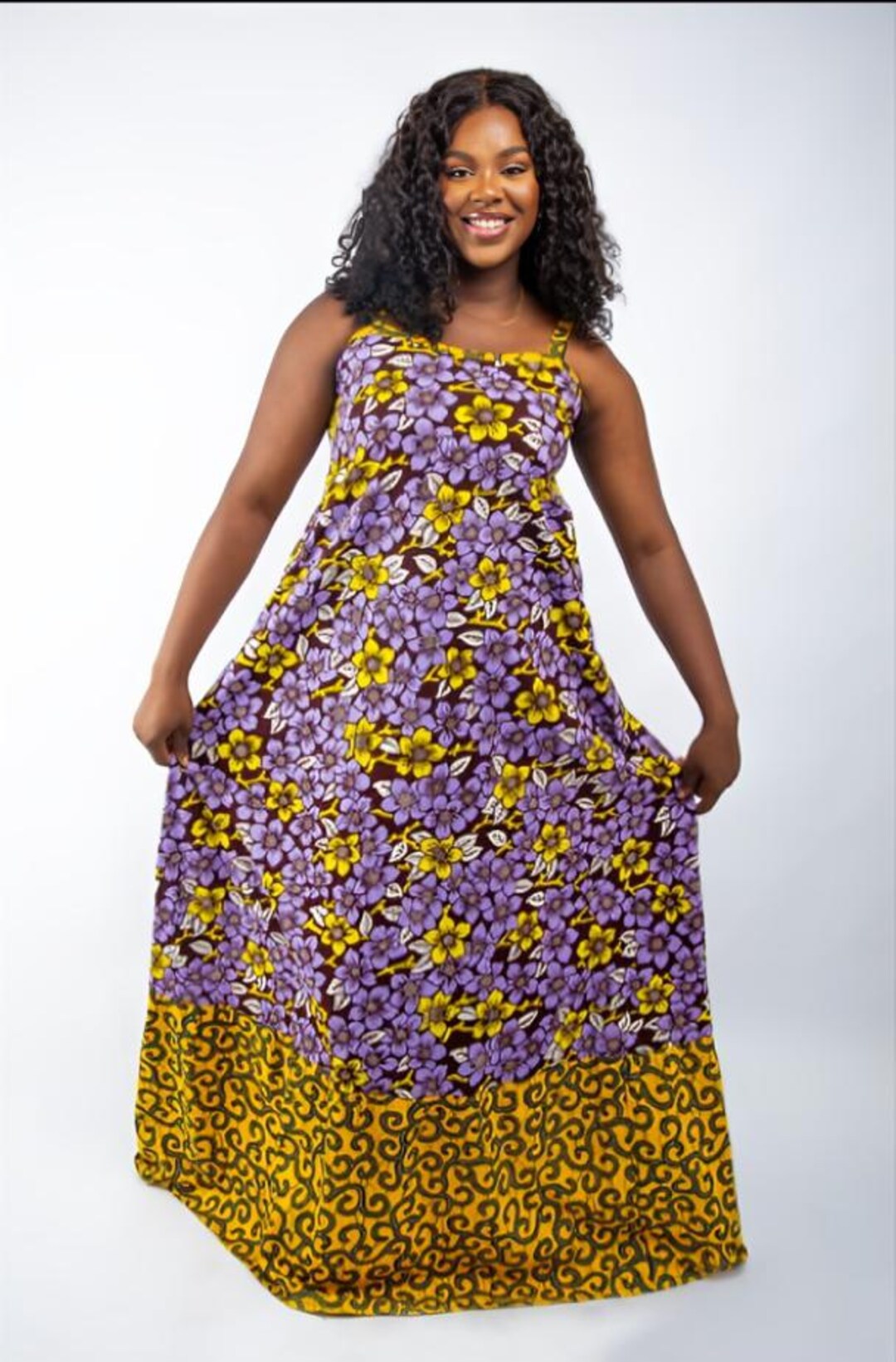 Tanto Long Dress| Ankara Summer Gown| Gifts for Her| Ankara Style ...