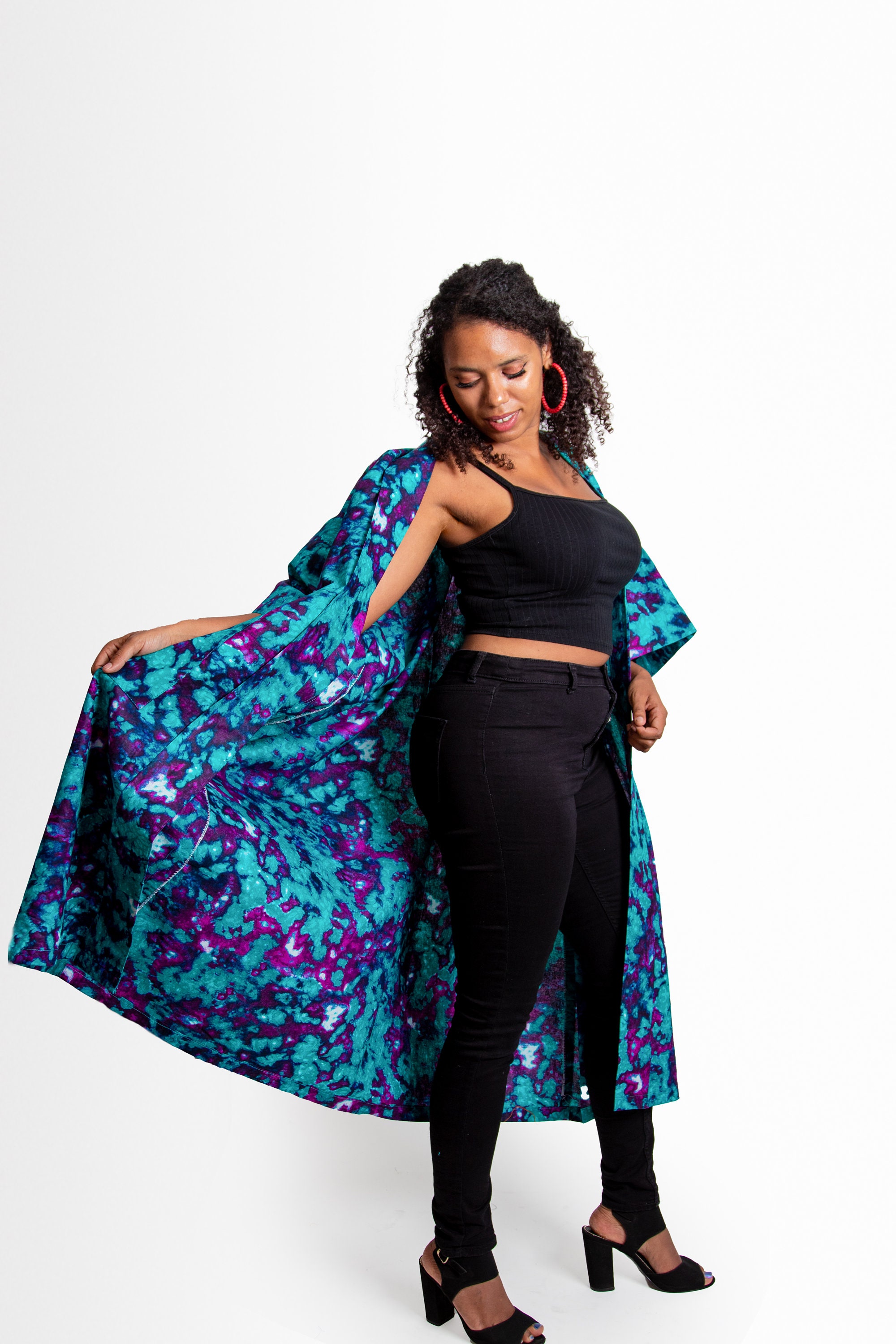 African Print Kimono| Ankara Kimono| Kimono Cardigan |african Print ...