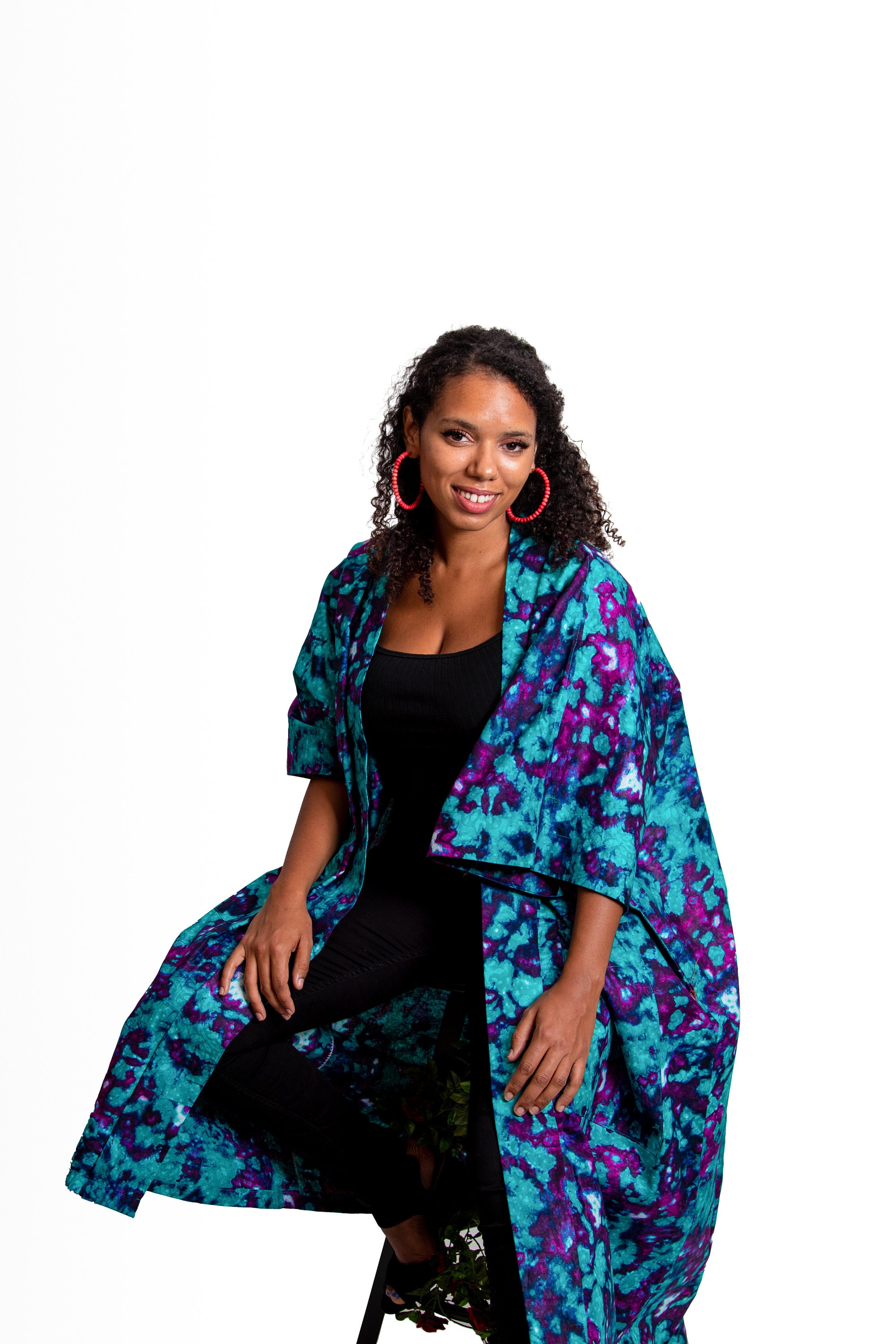 African Print Kimono| Ankara Kimono| Kimono Cardigan |african Print ...