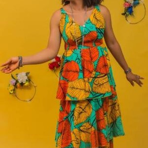 African Print 3-step Maxi Dress| Ankara Fabric| Ankara 3 Step Gown ...