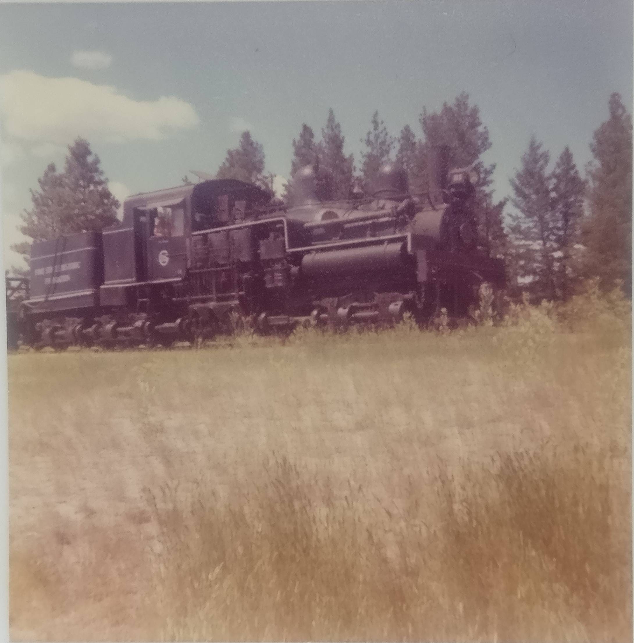Vintage Colour Photo Steam Locomotive, Canada, 1970s, Original Photo ...