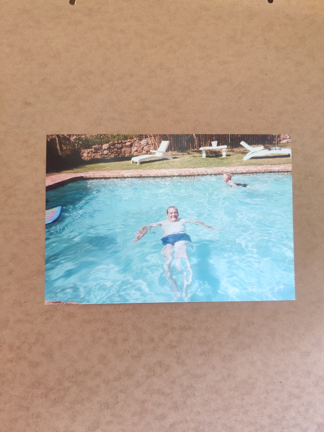 In the Pool, Vintage Colour Original Photo, 1990s Old Photo, Vernacular ...