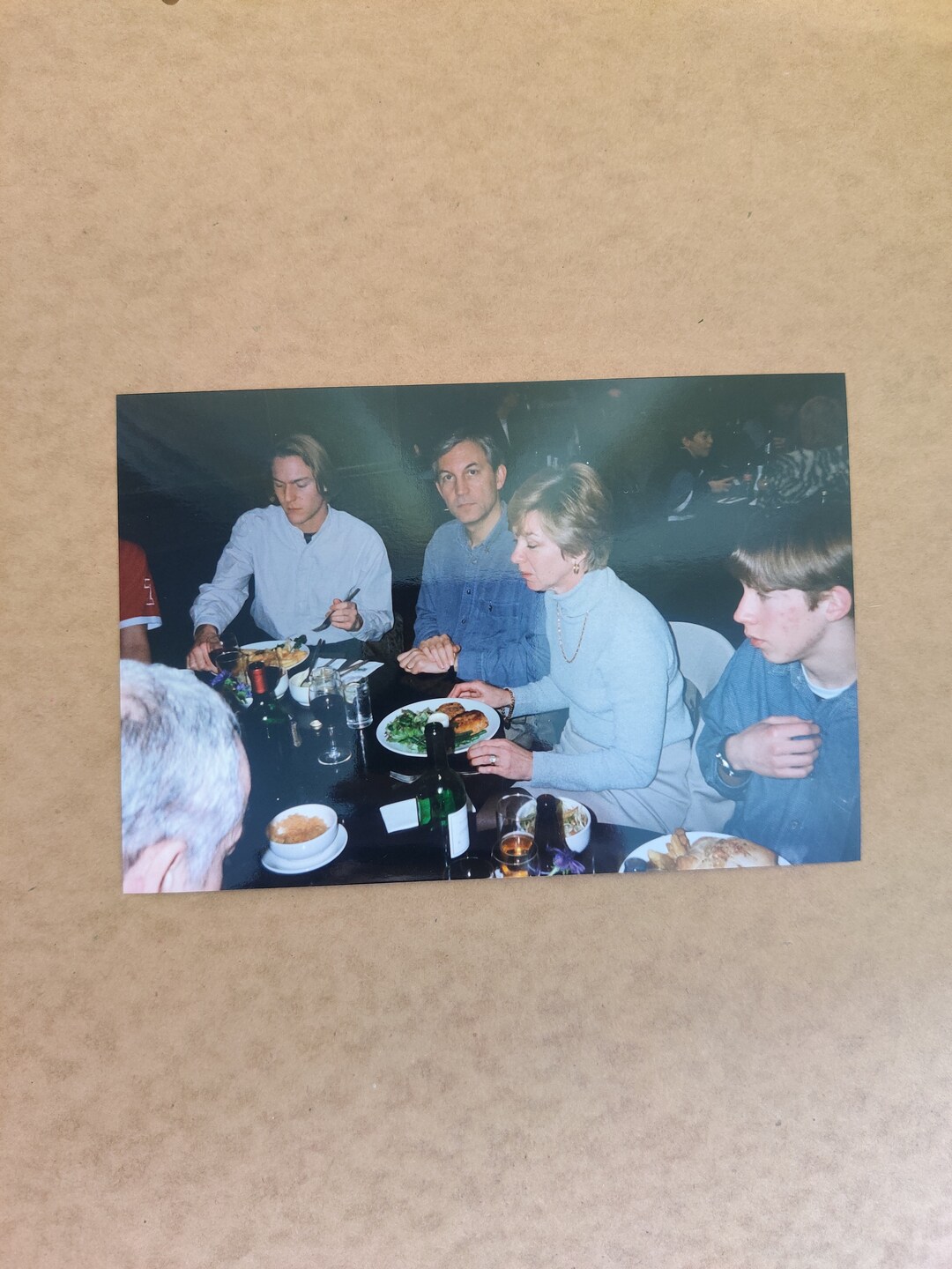 Dinner Out, Vintage Colour Original Photo, 1990s Old Photo, Vernacular ...