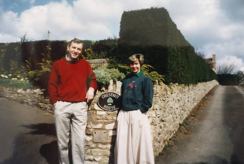 Vintage Colour Original Photo, Chestnut House, Old Photo, Vernacular ...