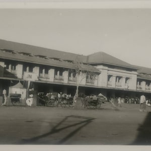 Black and White Photo of Poona pune Station, India 1940s Original Photo ...