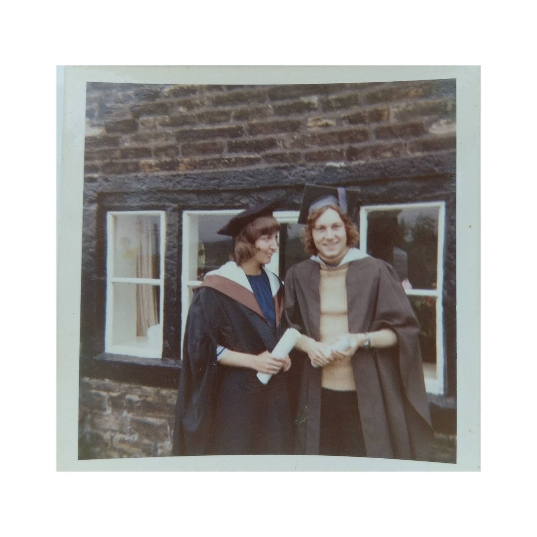 Original Vintage Colour Photo, Old Photo, Graduation Celebrations ...