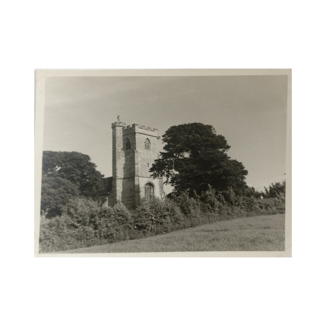 Black and White Photograph, Somerset Churches, Ashill, 1950, Original ...